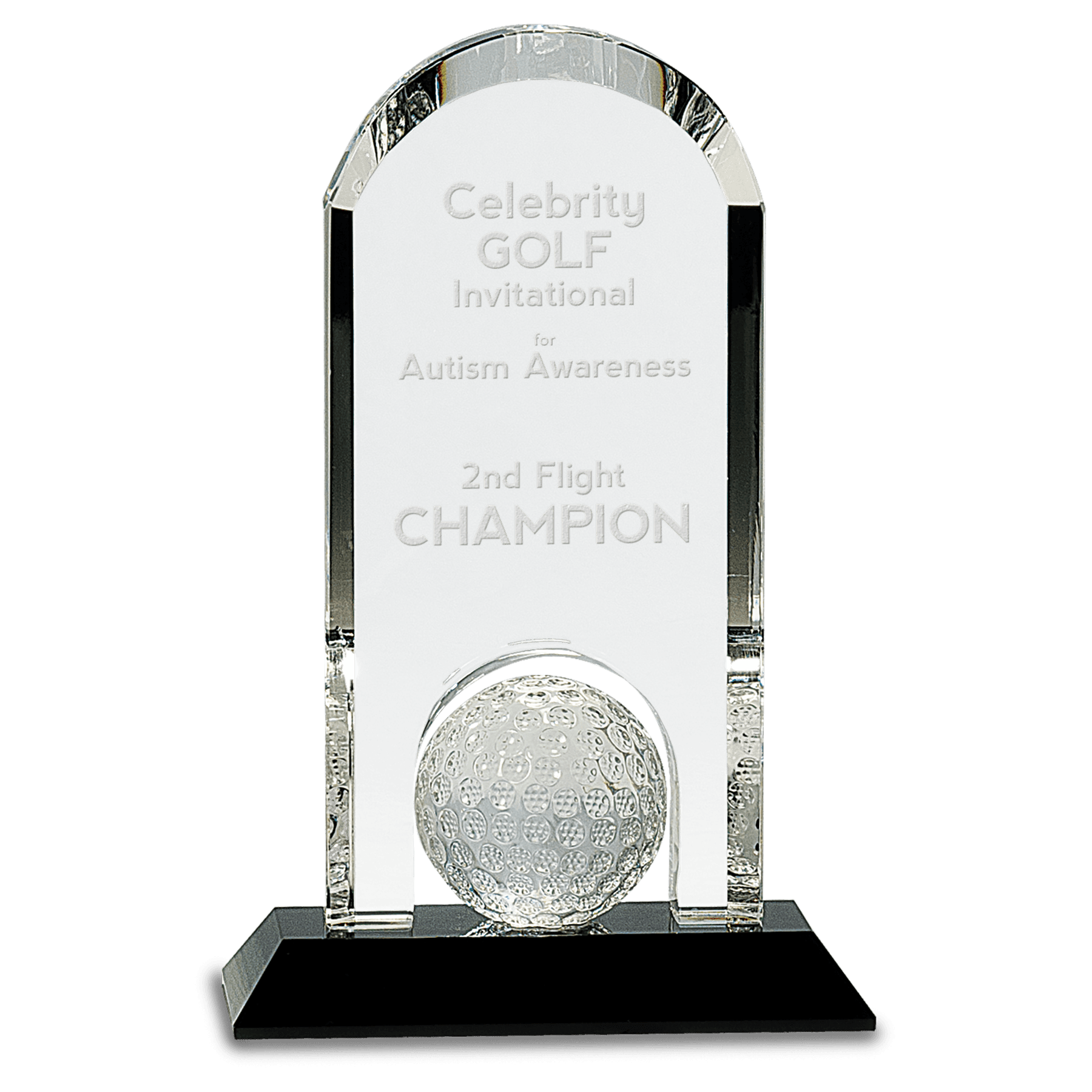 Crystal Golf Ball Award – JD's House of Trophies